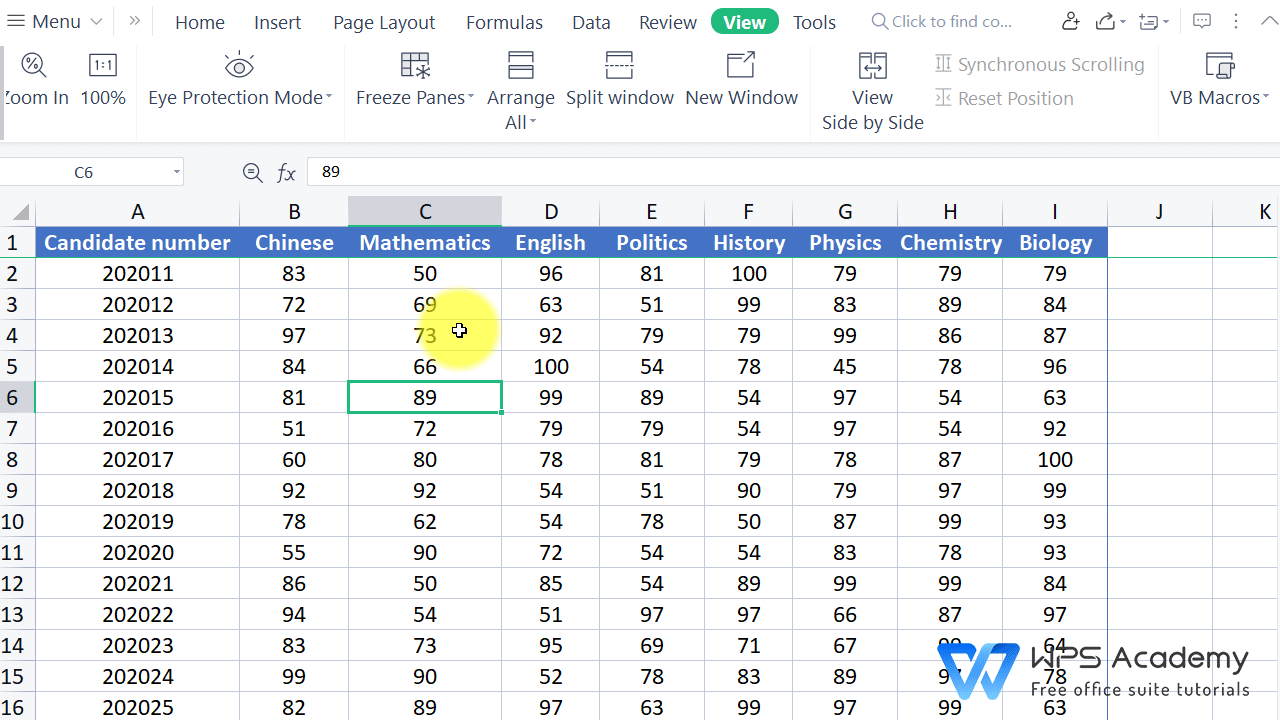 How To Freeze Panes In WPS Spreadsheet WPS Office Quick Tutorials Online How To Freeze Panes In WPS Spreadsheet WPS Office Quick Tutorials Online