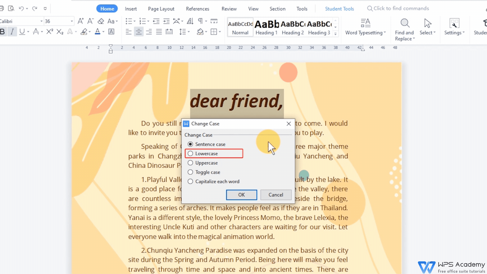 How To Change Case Enclose Characters And Apply Character Border 