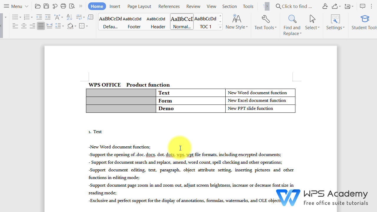 How to automatically add the serial number of the tables in WPS Writer | WPS Office Quick ...