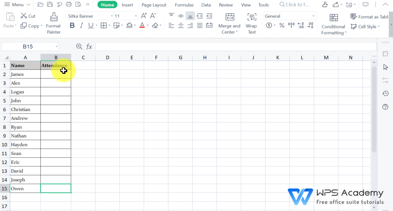 How to create a dropdown list in WPS Spreadsheets | WPS Office Quick ...
