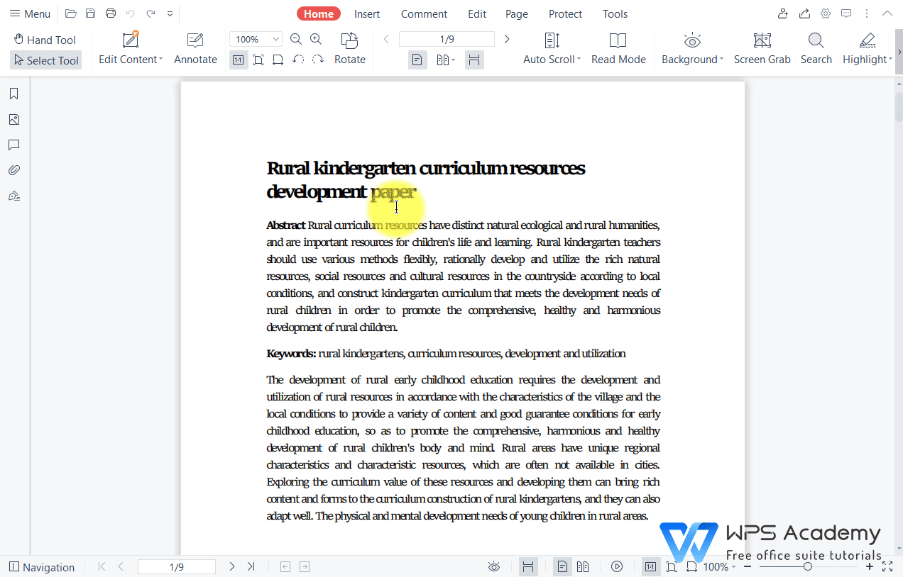 How to open PDF measure tool？ | WPS Office Quick Tutorials Online