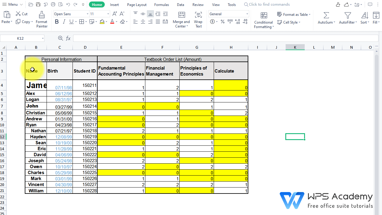 How to clear the format of cell in WPS spreadsheets? | WPS Office Academy