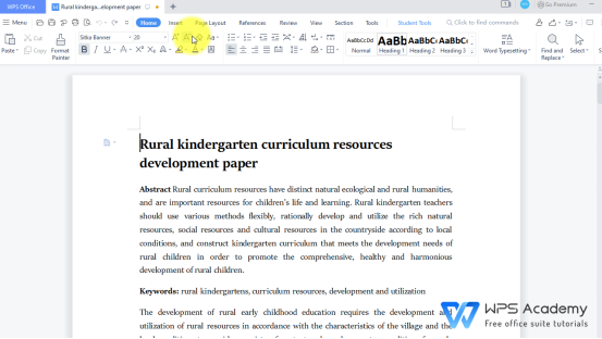 How to Insert a watermark background picture in Word | WPS Office Quick ...