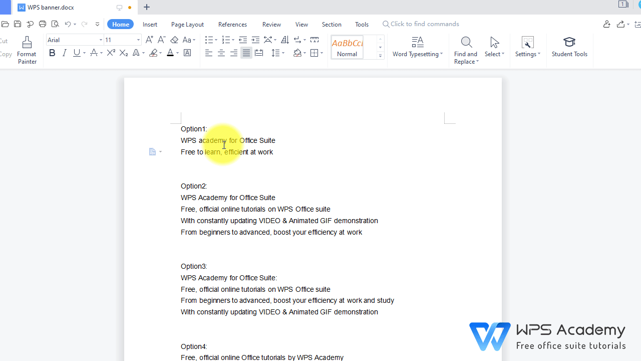 How To Change The Default Font In WPS Writer